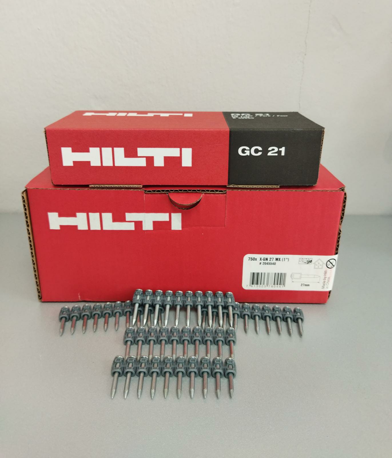 Hilti GX3 Çivi Gaz 27mm Betona Çakım + GC42 Gaz Tüpü - 1,025 TL