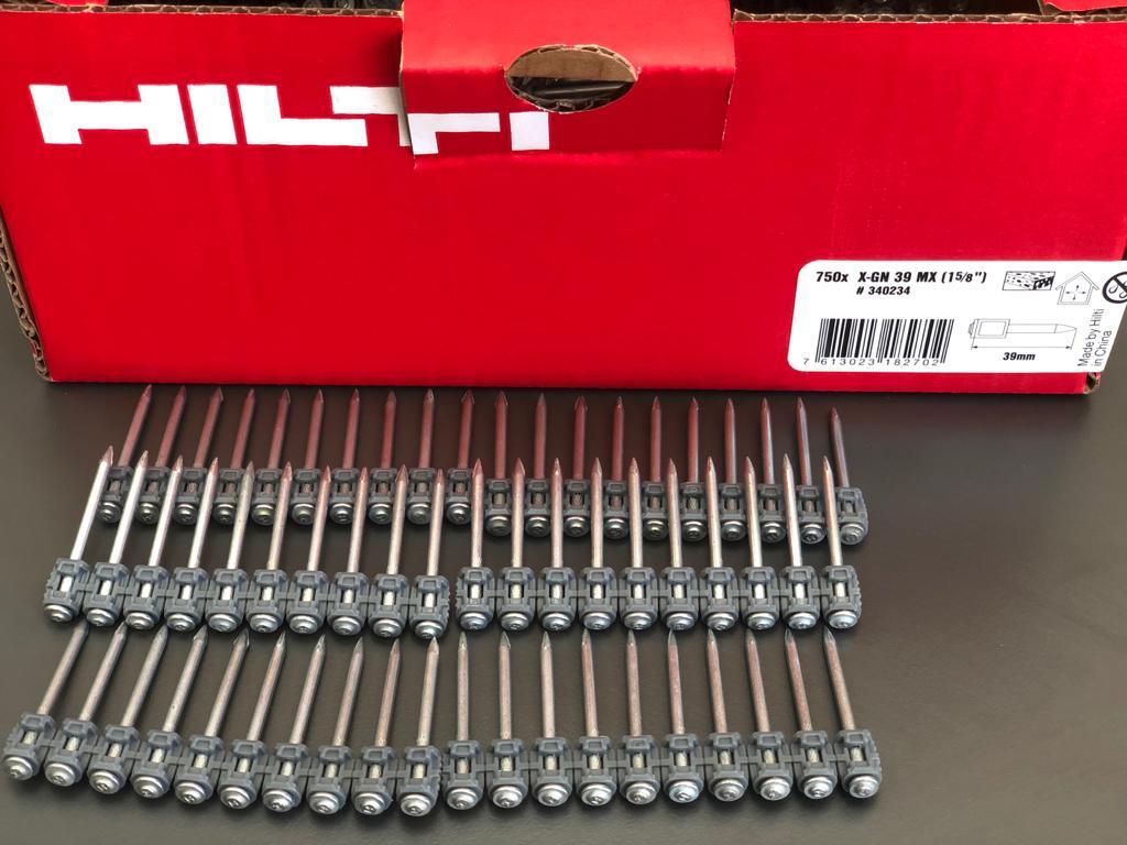 Hilti GX120 Çivi 750 Adet 39 MM + GC21 Gaz - 850 TL